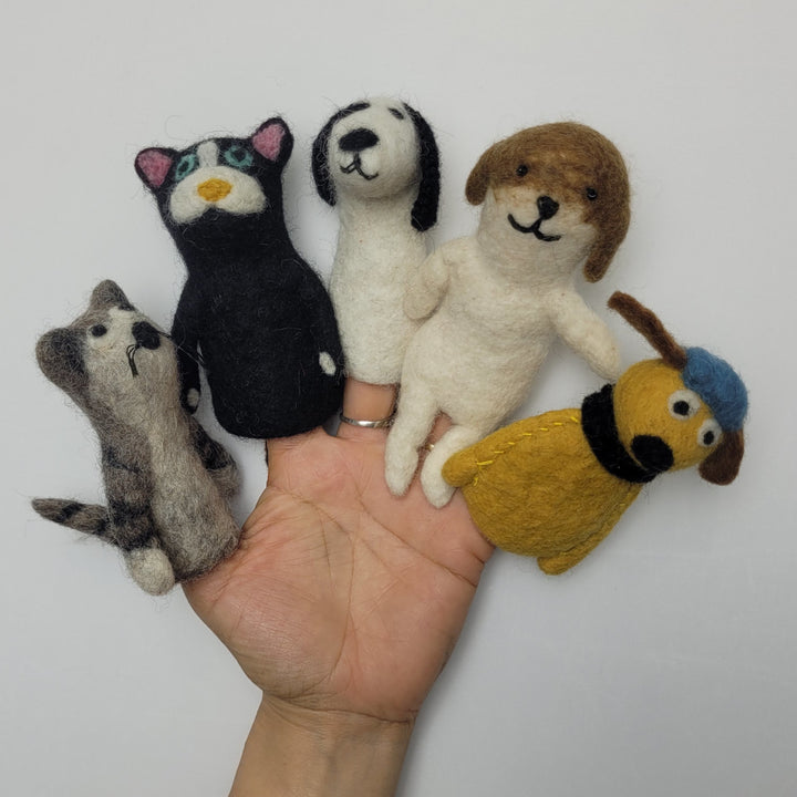 Wool Felt finger puppets – alpinepeaknz