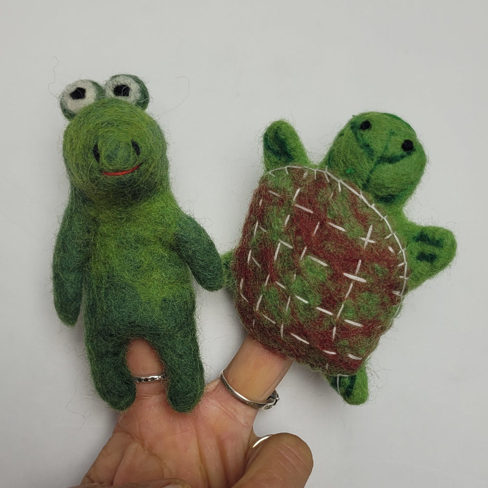 Felted finger puppets SEA LIFE – alpinepeaknz