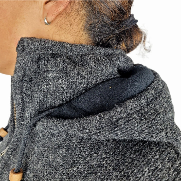 Hood Pull Over Dark Grey – alpinepeaknz